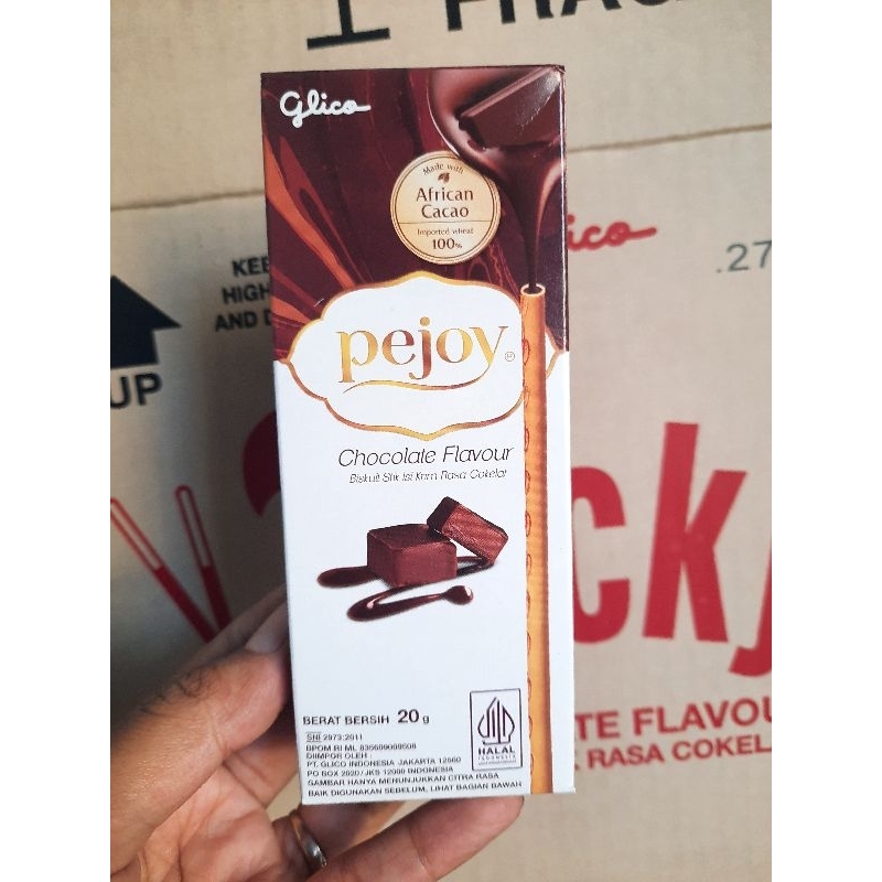 Jual Glico Pocky Chocolate / Glico Pejoy Biskuit Stik Mini Pack 22 gr ...
