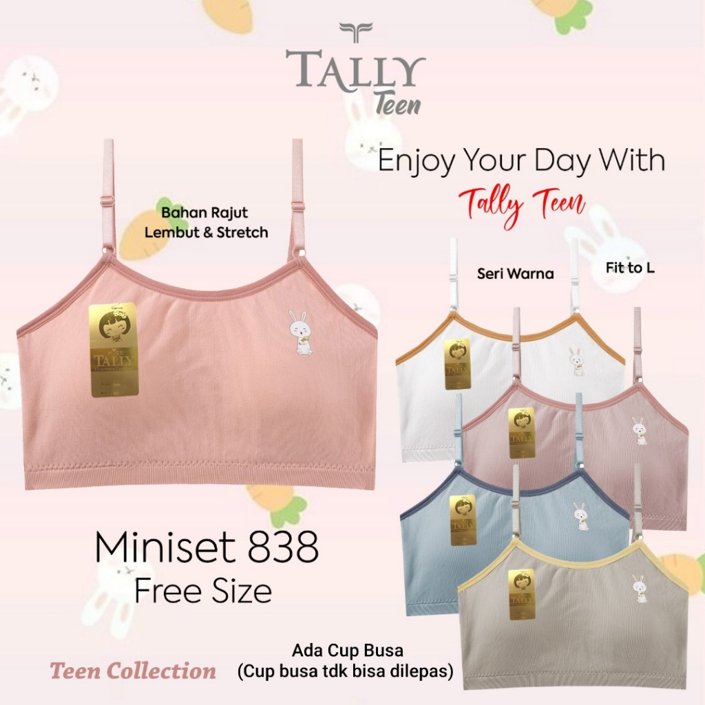 Jual TALLY TEEN 838 - MINISET ANAK PEREMPUAN TALI KECIL DGN CUP BUSA ...