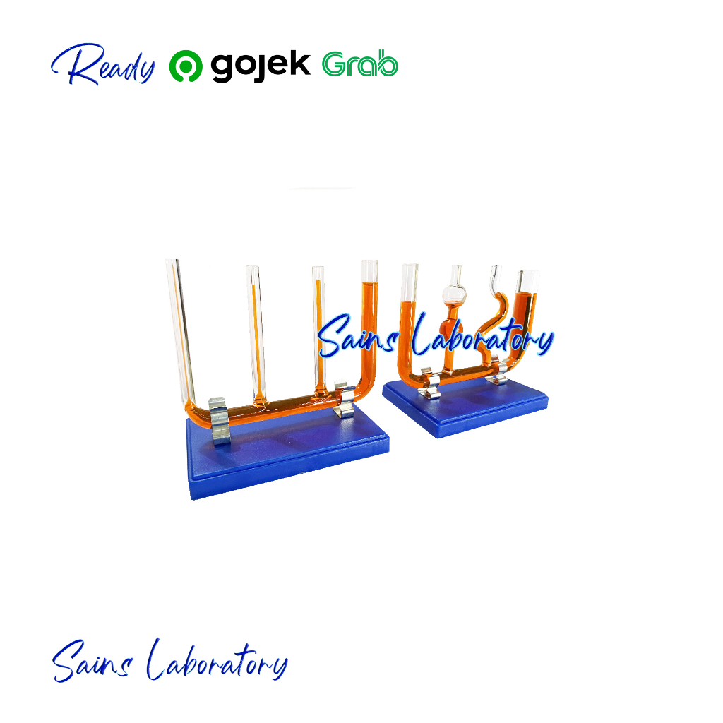 Jual Bejana Berhubungan / Bejana Kapiler Bejana Pipa Kaca Connecting ...