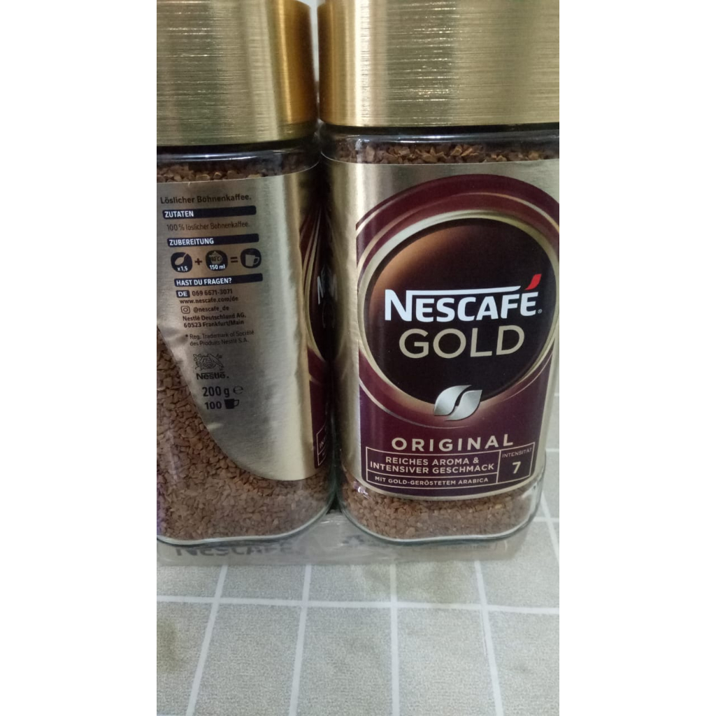 Jual Kopi Nescafe Gold Original Import. Germany intensitas 7 - 200gr ...
