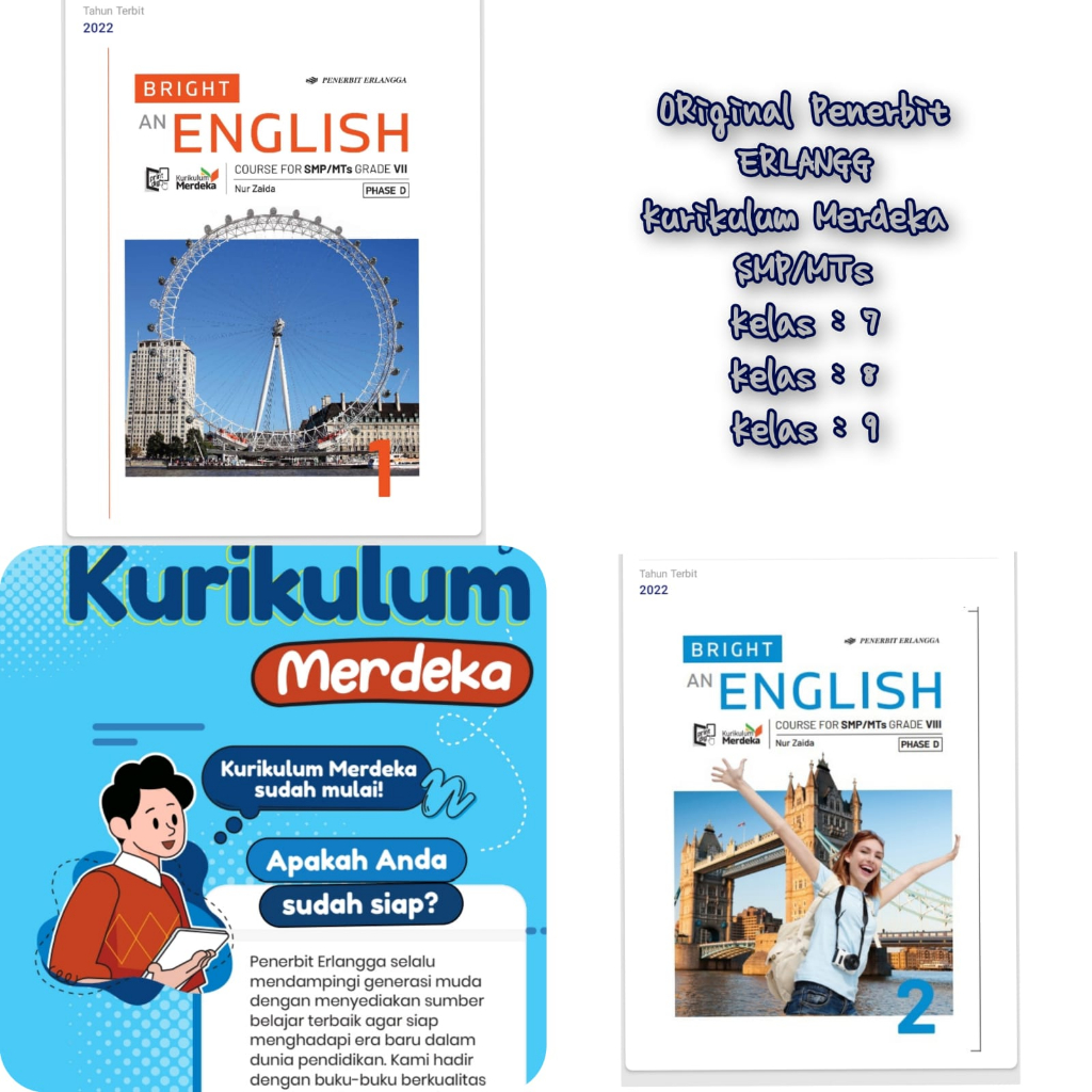Jual Buku Bahasa Inggris Kelas 7 8 And 9 Smp Kurkulum Merdeka Penerbit