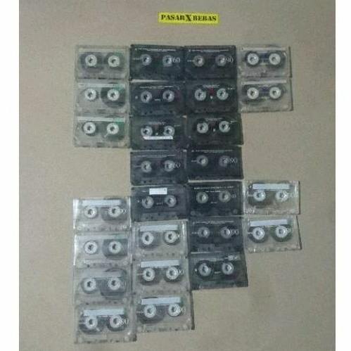Jual kaset kosong re-used/kaset blank/kaset rekaman | Shopee Indonesia
