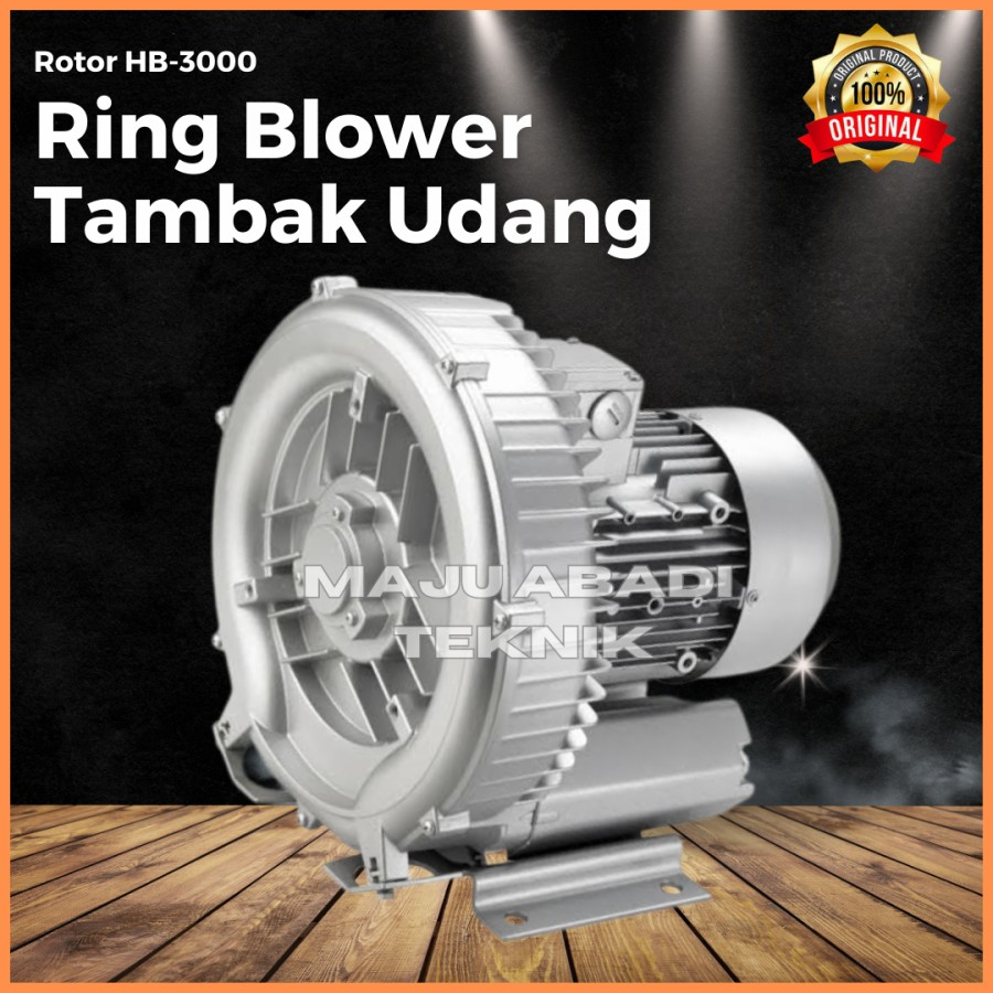 Jual Ring Blower Tambak udang rotor HB-3000 3phase 380V 3kW 3000 Watt | Shopee Indonesia