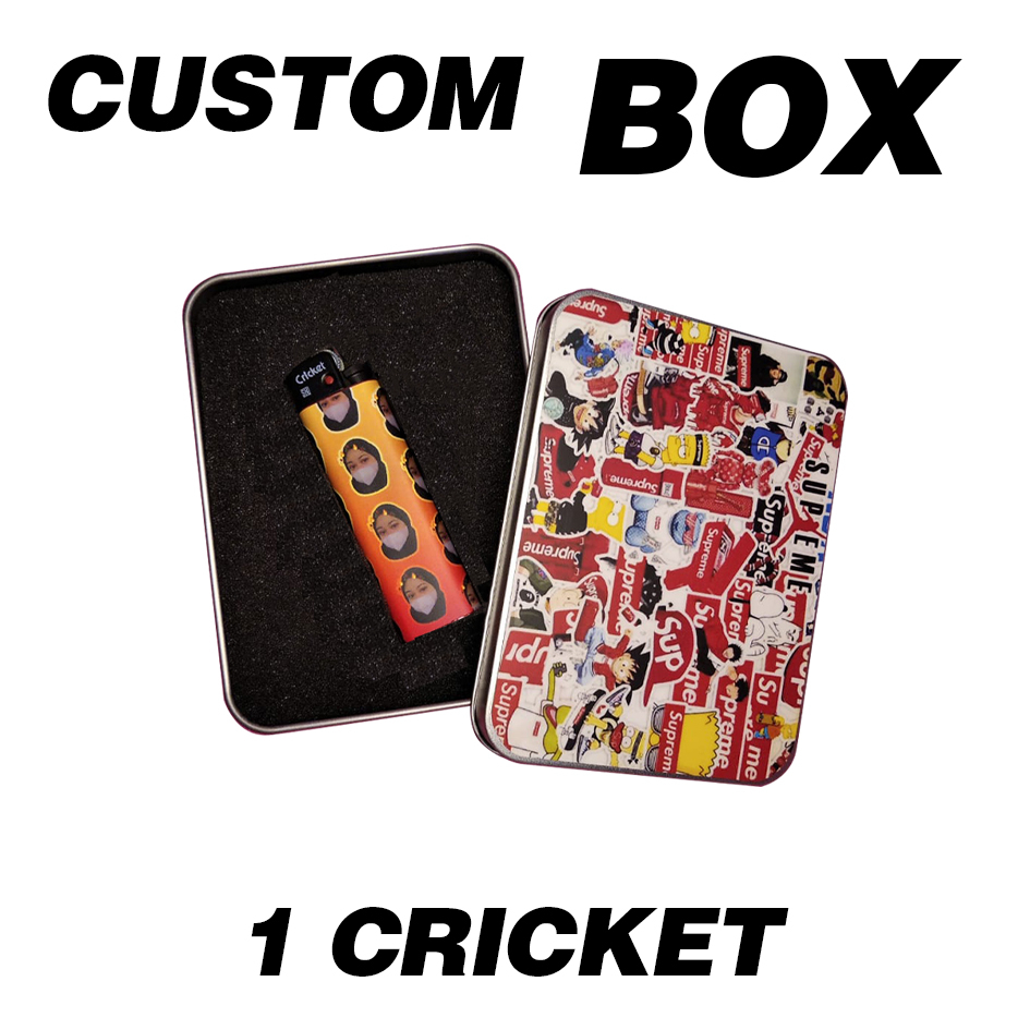 Jual CUSTOM BOX + 1 KOREK CRICKET / STIKER / KOTAK KALENG KEMASAN ...