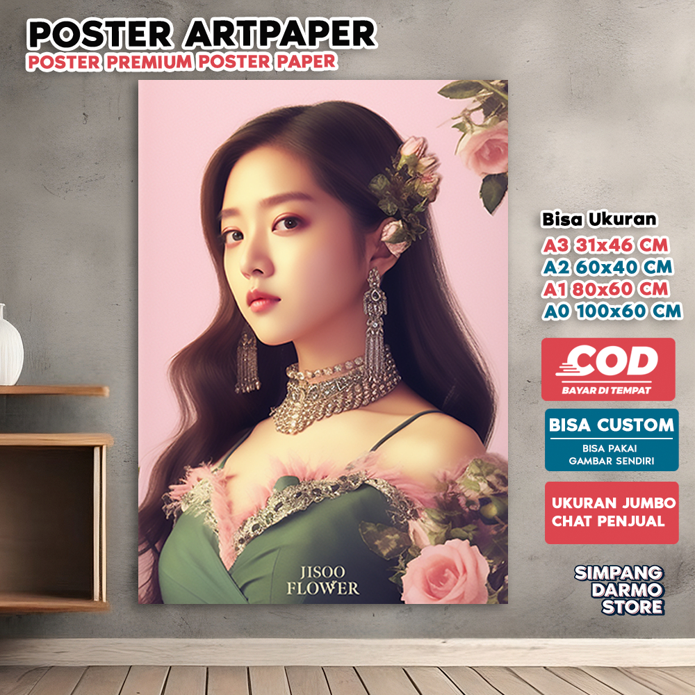 Jual Poster Fan Art Jiso Flower Keanggunan Jiso dan Pesona Bunga ...