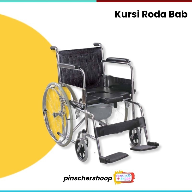 Jual KURSI RODA + COMMODE 2 IN 1 KURSI RODA PLUS TEMPAT BAB | Shopee ...