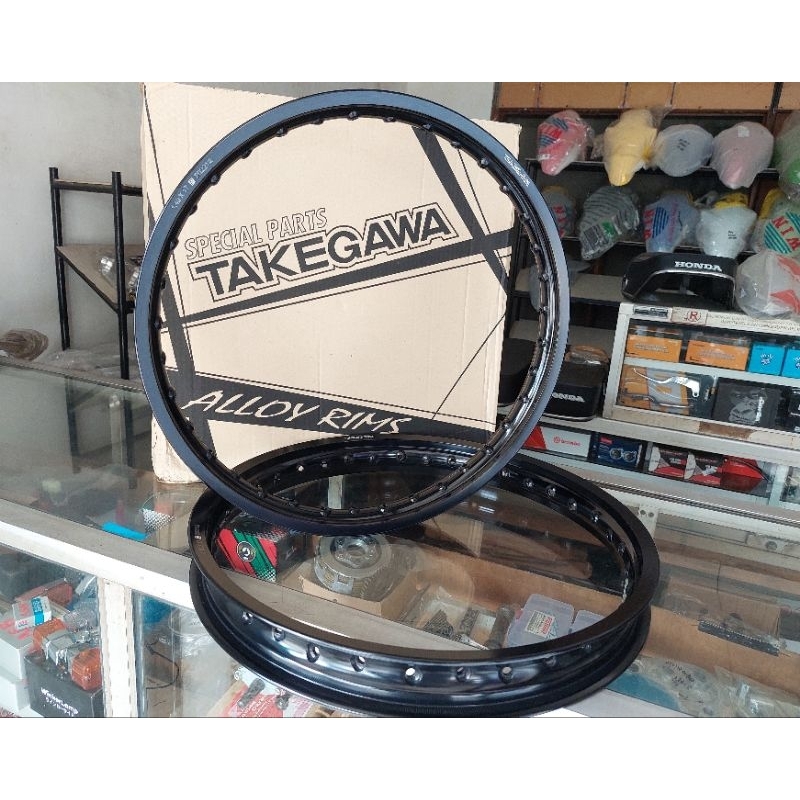 Jual VELG TAKEGAWA THAILAND HITAM 140-160 HITAM GLOSSY | Shopee Indonesia
