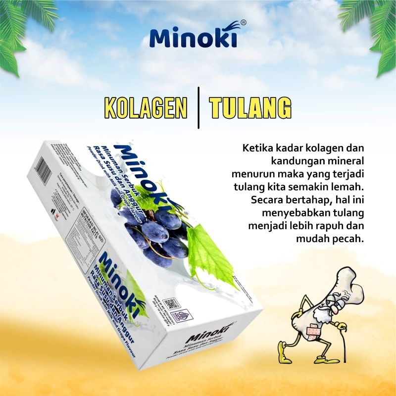 Jual MINOKI COLLAGEN ORI JAZEERA RASA SUSU DAN ANGGUR | Shopee Indonesia