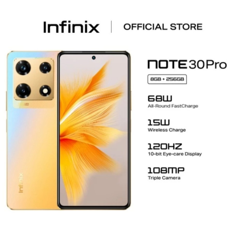 Jual INFINIX NOTE 30 PRO NFC 8/256GB [+8GB Extended RAM] Original ...