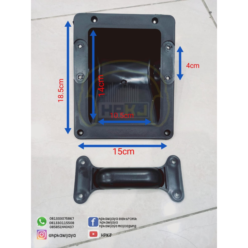 Jual HANDLE BOX KOTAK SALON SPEAKER PVC handle box speaker plastik ...