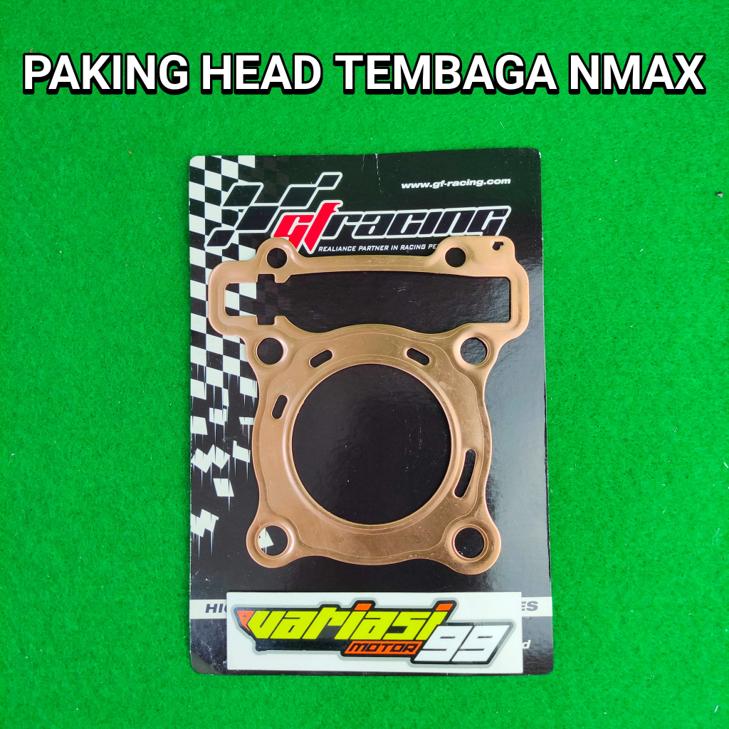 Jual PAKING BLOK HEAD TEMBAGA GF RACING TEBAL 0,5 NMAX AEROX R15 ...