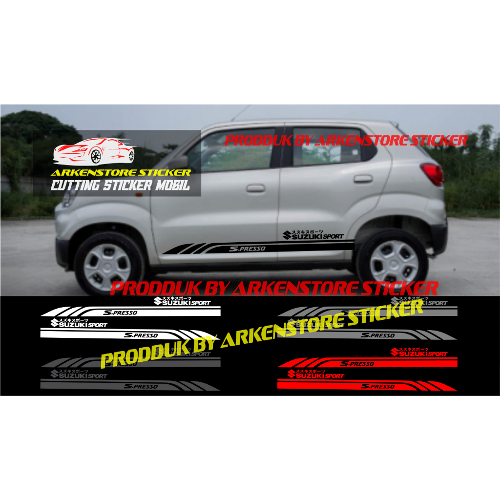 Jual Stiker mobil suzuki spresso sticker stiker mobil s presso suzuki ...