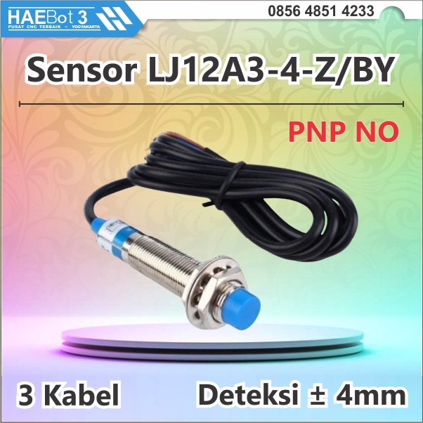 Jual [HAEBOT 3] Inductive Proximity Sensor Induktif PNP NO 4mm LJ12A3-4 ...