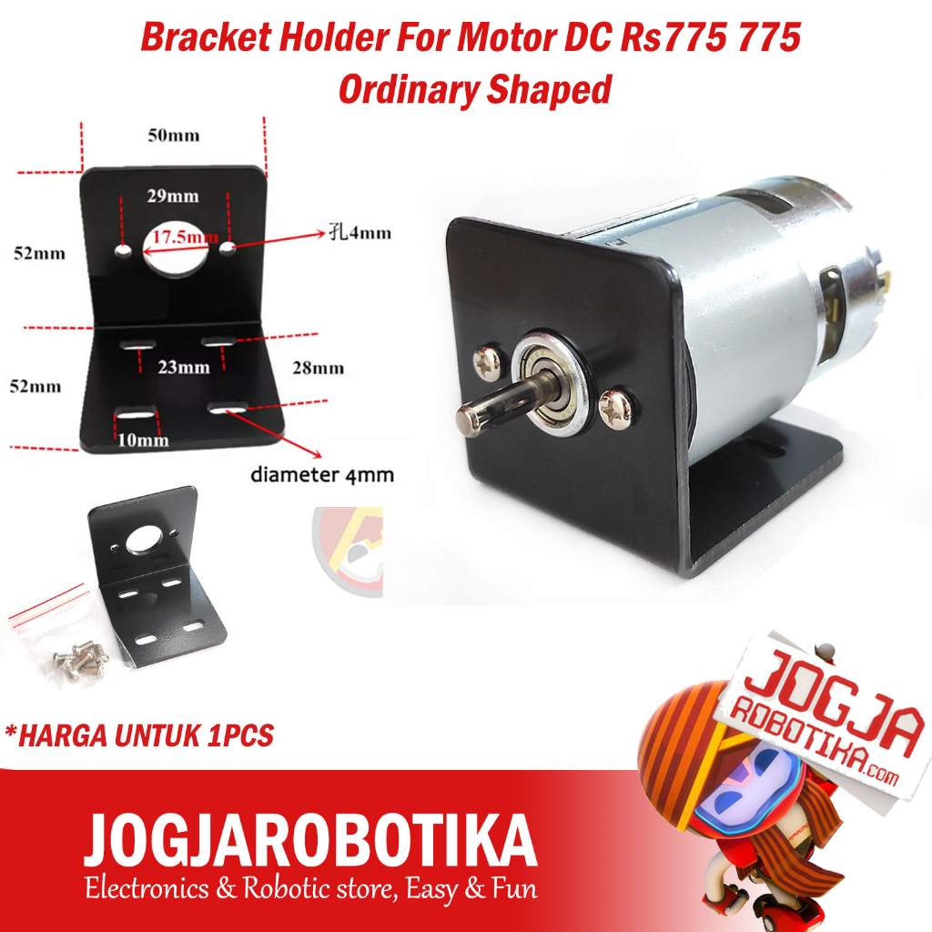 Jual Bracket Holder For Motor DC Rs775 775 Ordinary Shaped U-SHAPED ...