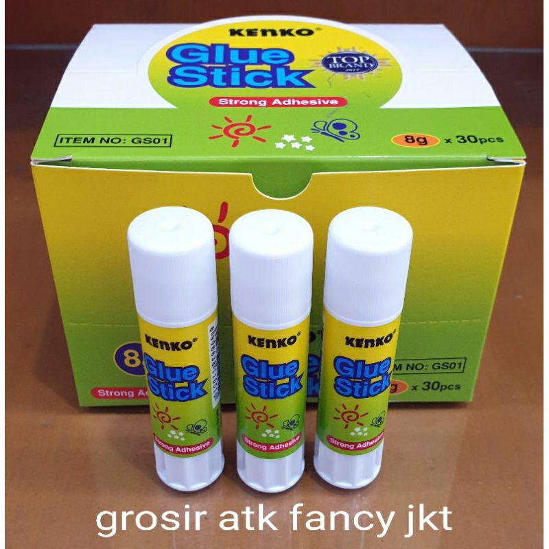 Jual Lem Kertas Glue Stick Kenko 8 gr GS01 Kecil | Shopee Indonesia