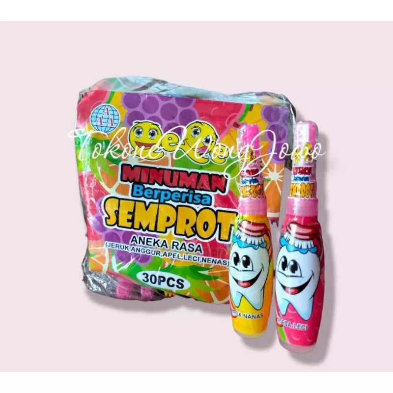 Jual Permen Semprot Berperisa Aneka Rasa Buah isi 30 pcs | Shopee Indonesia