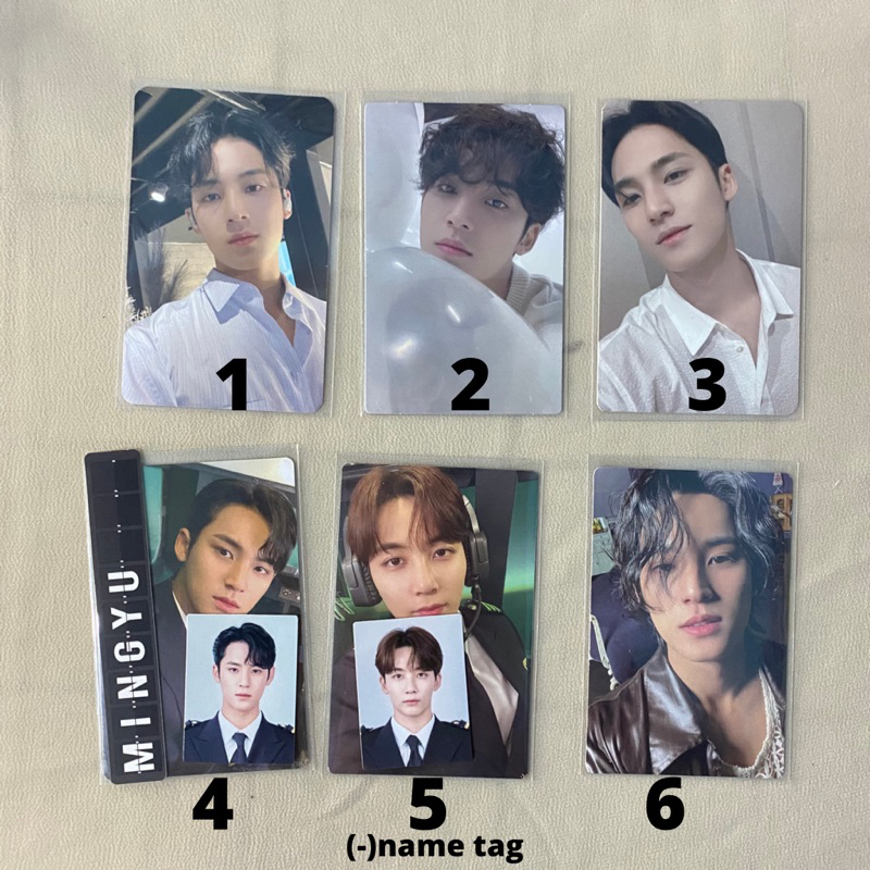 Jual SEVENTEEN PHOTOCARD MINGYU JEONGHAN PILOT BIRTHDAY FML M2U YZY ...
