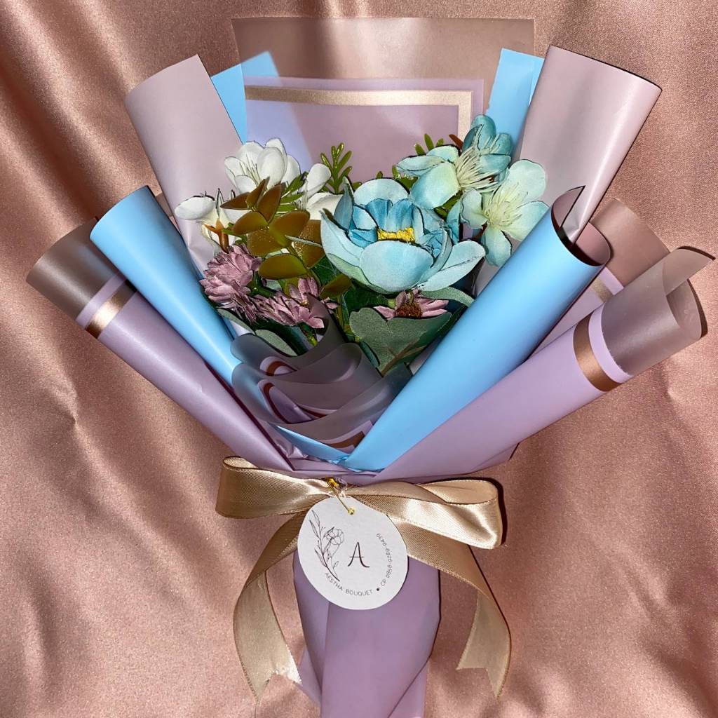 Jual BUKET BUNGA (SMALL) [FREE PACKING]/ ARTIFICIAL FLOWER BOUQUET ...