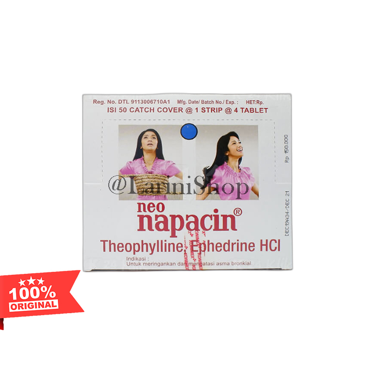 Jual NEO NAPACIN 4 KAPLET - MERINGANKAN SESAK NAPAS | Shopee Indonesia