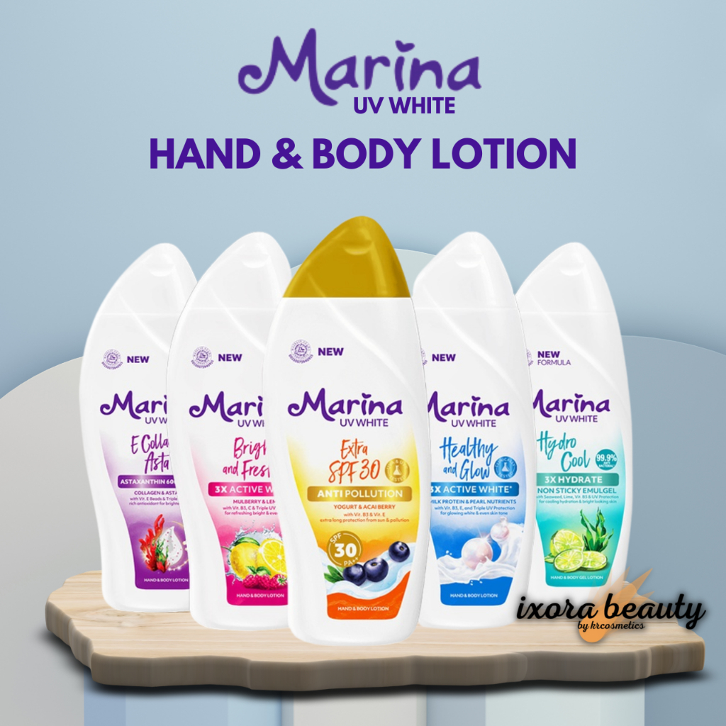 Jual Ixora Beauty Marina Uv White Hand Body Lotion 95 Ml Shopee Indonesia