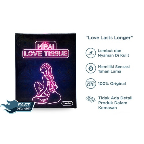 Jual Mirai Love Tissue-Tissue Magic/tisu basa 3 Sachet | Shopee Indonesia