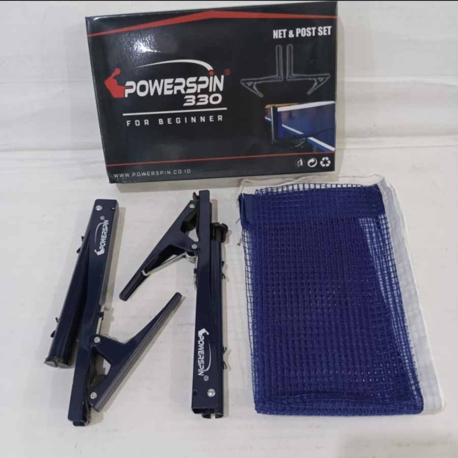 Jual Tiang Net Pingpong Set Power Spin 330 / Powerspin model jepit Original | Shopee Indonesia
