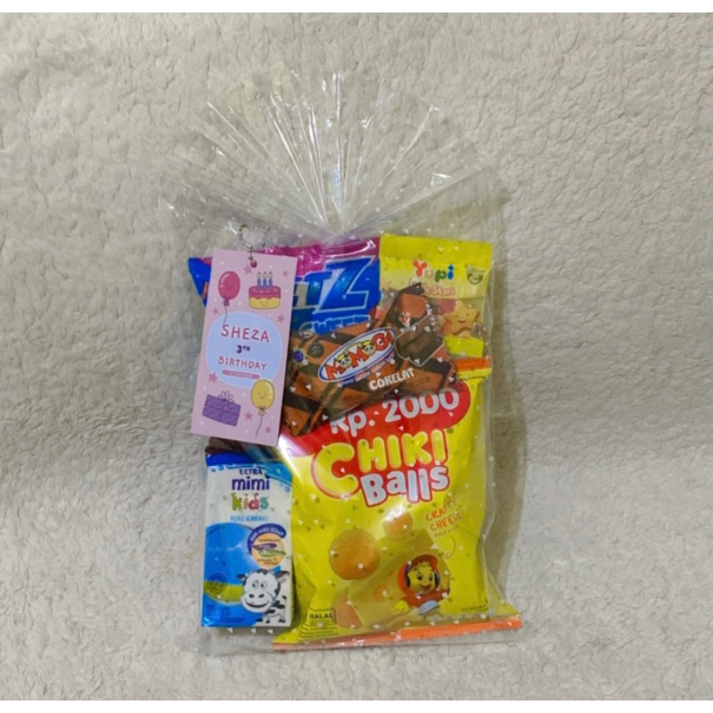 Jual Snack ulang tahun anak / paket snack / souvenir ulang tahun free ...