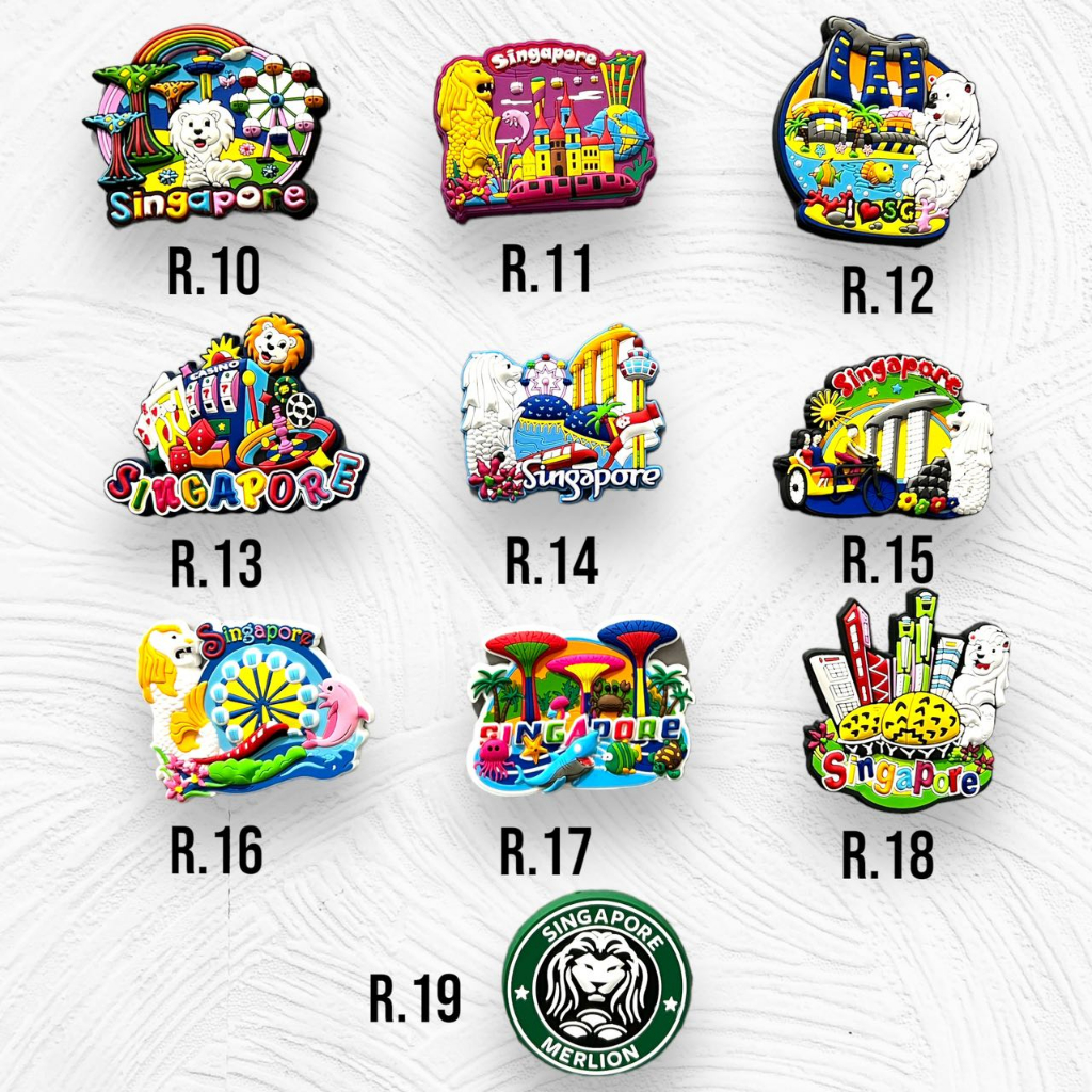 Jual READY STOCK Souvenir Magnet Kulkas Singapore / Oleh oleh Singapore ...