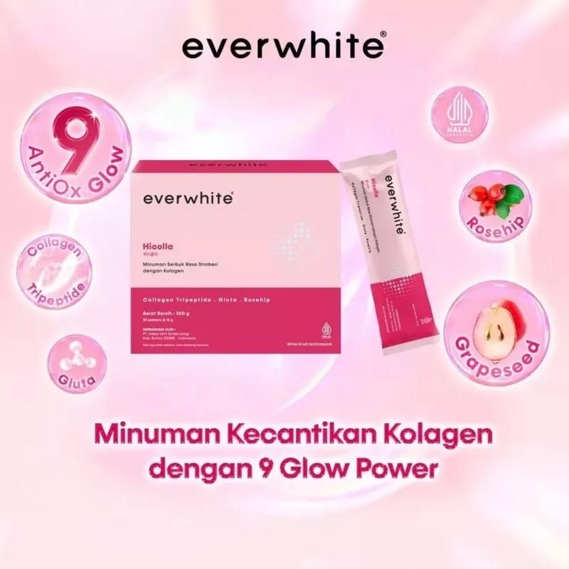 Jual Everwhite Hicolla Collagen 20 Sachet @15gr | Shopee Indonesia
