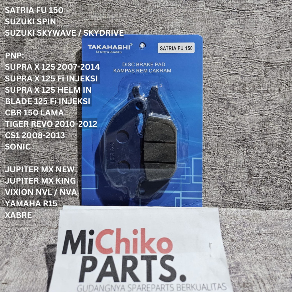 Jual Kampas Rem Disk Disc Pad Suzuki Satria Fu 150 Smash Shogun Satria ...