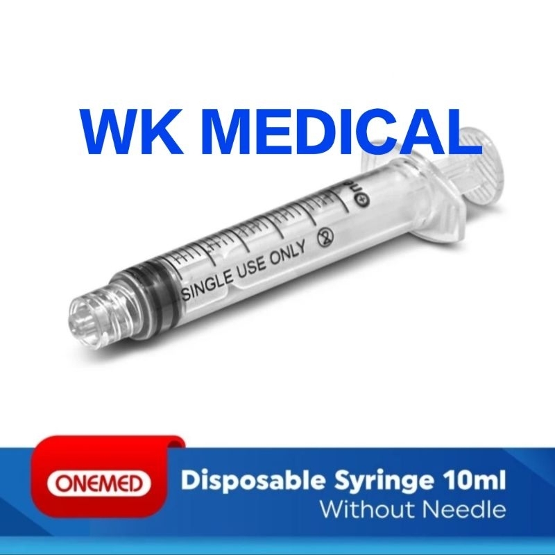 Jual Syringe spuit 10ml 10 cc Without Needle Onemed Tanpa Jarum ...