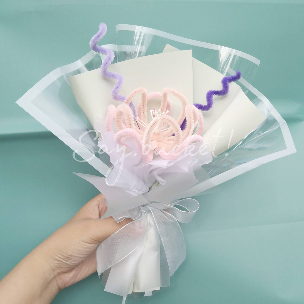 Jual Single pipe cleaner bucket // single flower bucket // flower ...
