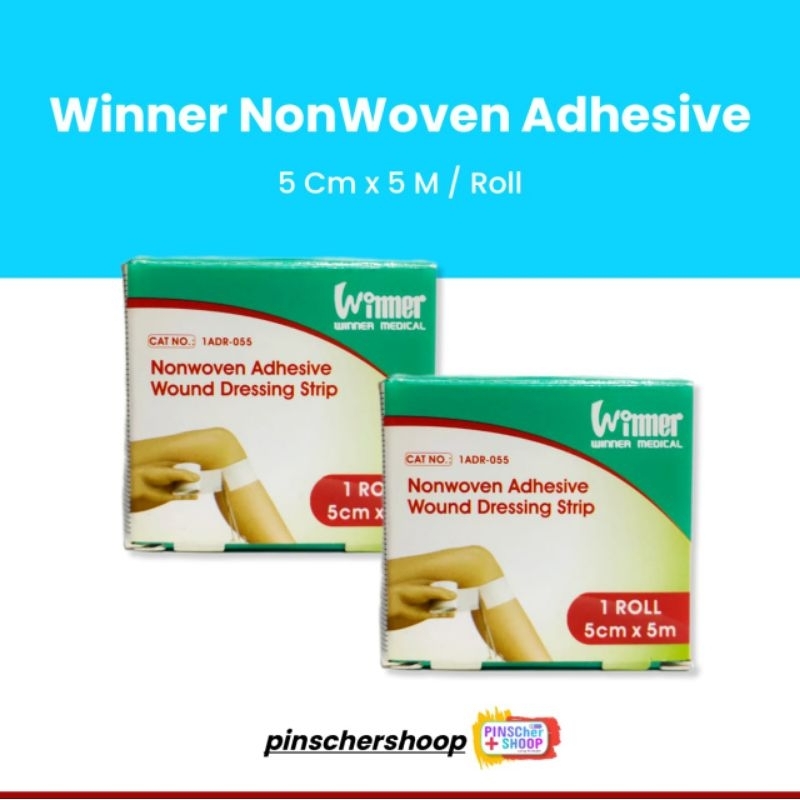 Jual Winner Adhesive Wound Dressing 5cm X 5m Plester Non Woven Sejenis ...
