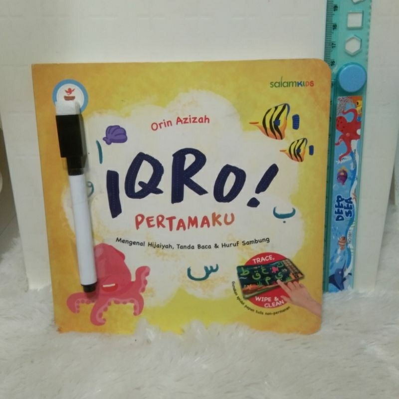 Jual Buku anak boardbook trace wipe clean IQRO! PERTAMAKU Mengenal ...