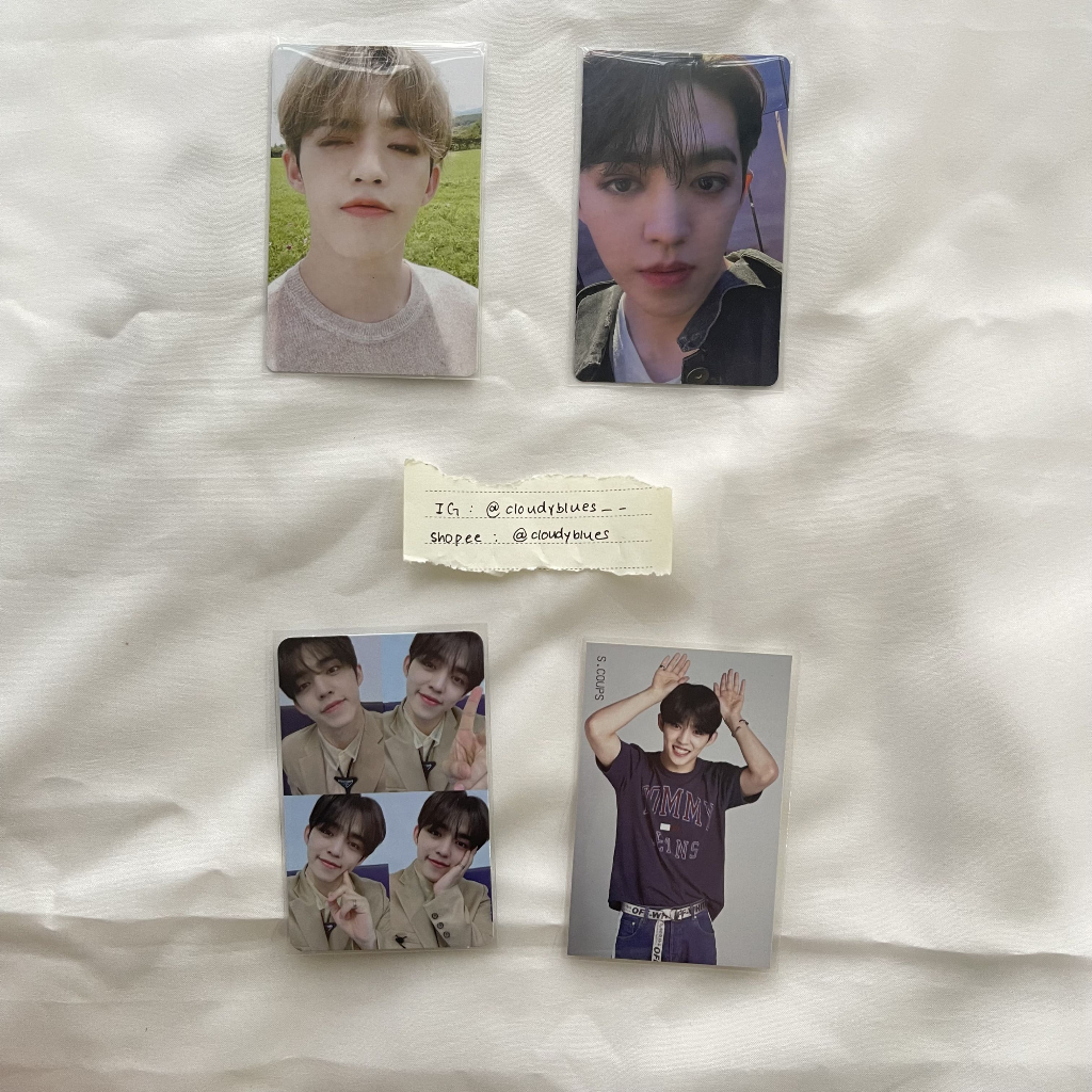 Jual Scoups seventeen photocard an ode hope attacca weverse fansign ...