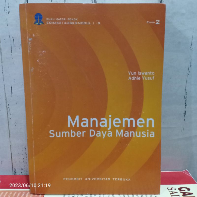Jual ORIGINAL BUKU MODUL MANAJEMEN SDM SUMBER DAYA MANUSIA Edisi 2 Karangan By Yun Iswanto ...