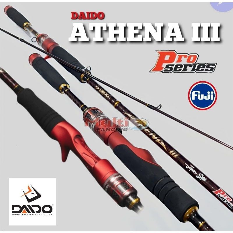 Jual Joran Daido Athena 3 Pro Series Fuji Japan Style / BC / Full Eva Carbon Solid | Shopee ...