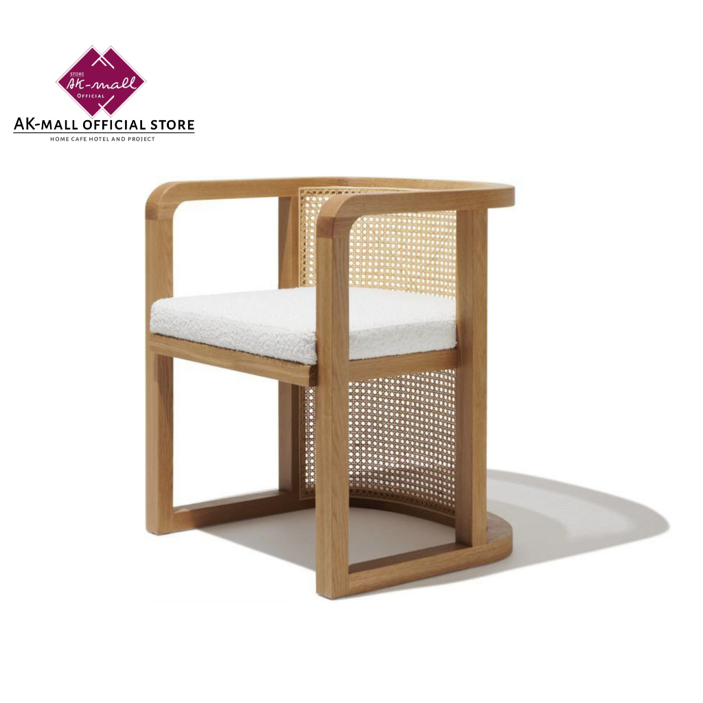 Jual Kursi makan minimalis dining chair cafe kayu jati rotan asli ...
