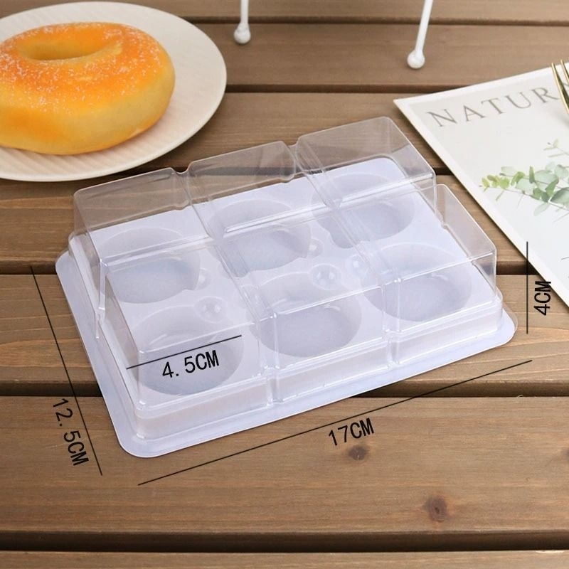 Jual Tray Mooncake isi 6 mooncake 50gr Gold Mika Mooncake Motif Bunga Case Kue Bulan Box ...