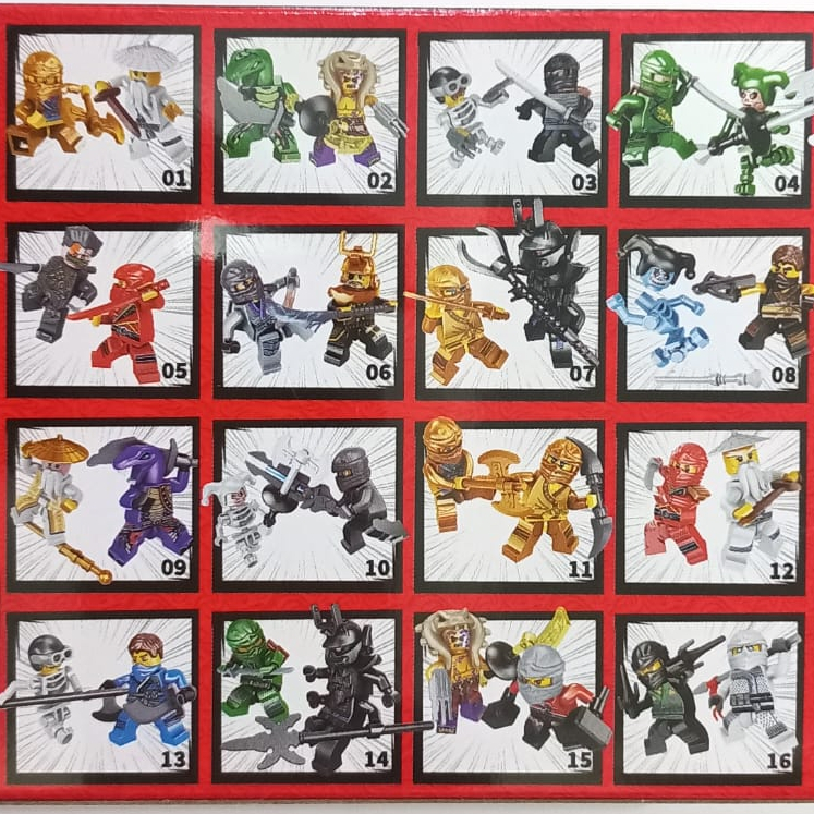 Jual Brick Ninja Ninjago Minifigure Ninja Spinjitzu Karakter Shinobi ...