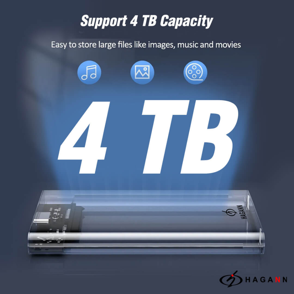 Jual HAGANN HDA-E30 Case Hardisk External USB 3.0 | HDD Enclosure 2.5" SATA | Casing Harddisk ...