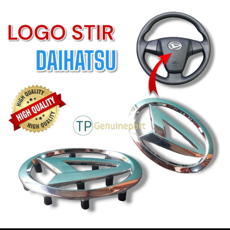 Jual Logo emblem stir daihatsu xenia terios sigra ayla luxio granmax ...