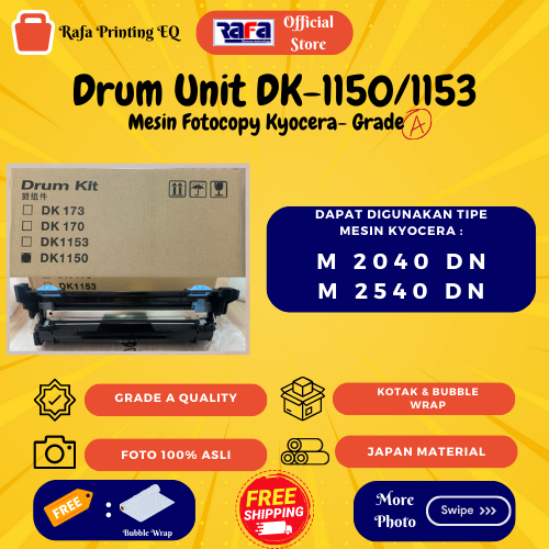 Jual Drum Unit KYOCERA ECOSYS M2040/2540 DK-1153 DK-1150 2040 M2040DN ...