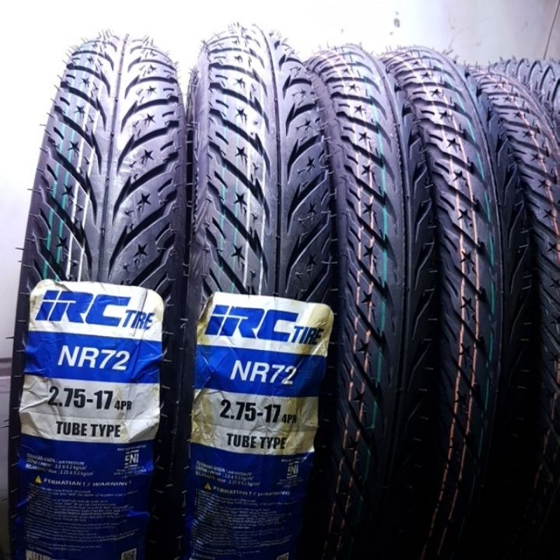Jual BAN LUAR IRC GRAND, SUPRA X, KHARISMA, SUPRA 125, 275-17 NR72 BINTANG (NON TUBLESS ...