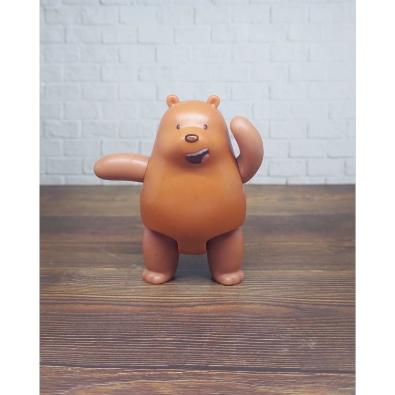 Jual Mainan seken mcd we bare bears nom nom, we bare bears skateboard ...
