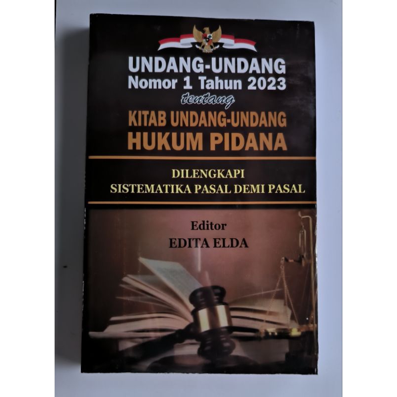 Jual Undang-Undang Nomor 1 Tahun 2023 tentang Kitab Hukum Pidana | Shopee Indonesia