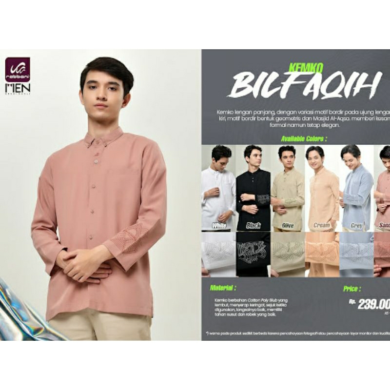 Jual Kemko Bilfaqih Blg Rabbani - Baju Koko Bilfaqih Rabbani - Kemeja ...