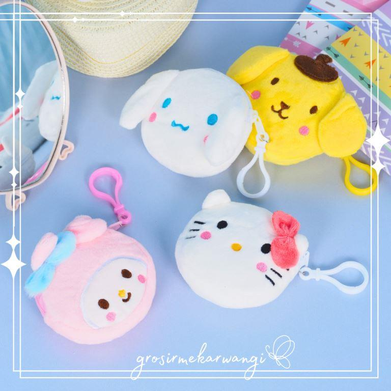 Jual Dompet Karakter Sanrio Boneka Gantungan Dompet Koin Plushy Pouch ...