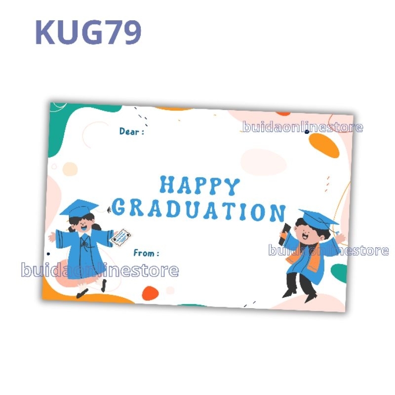 Jual Kartu Ucapan Happy Graduation Stiker Label Selamat Wisuda Hari ...