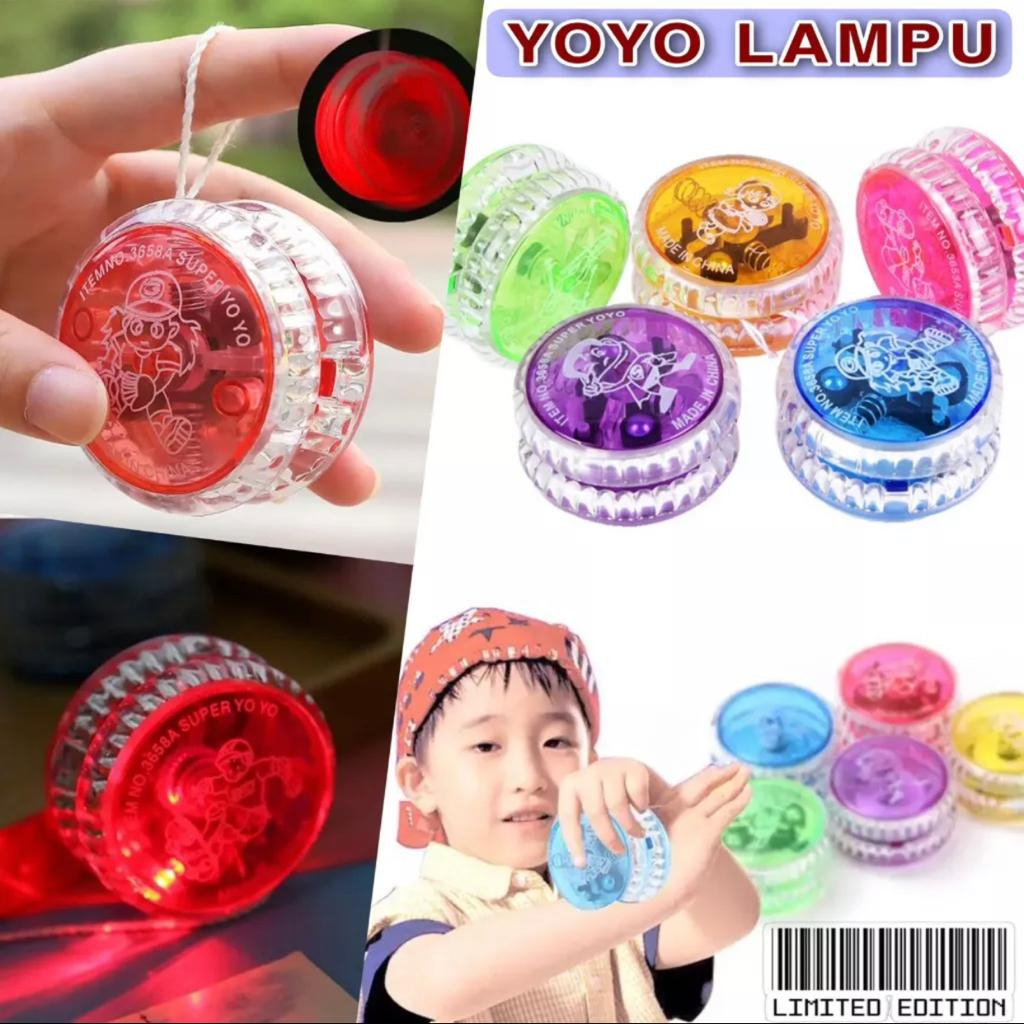 Jual MAINAN ANAK YOYO LED / MAINAN YOYO DENGAN TALI & LAMPU NYALA LED ...